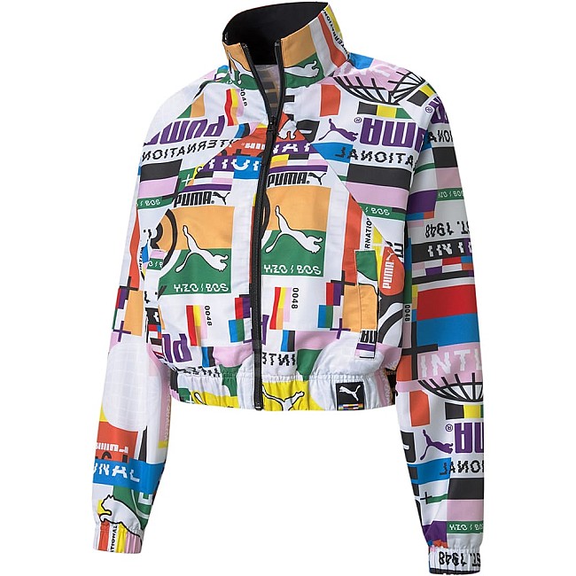 ДАМСКО ГОРНИЩЕ PUMA PI AOP WOVEN TRACK JACKET MULTCO | Цени от Lotus Sport